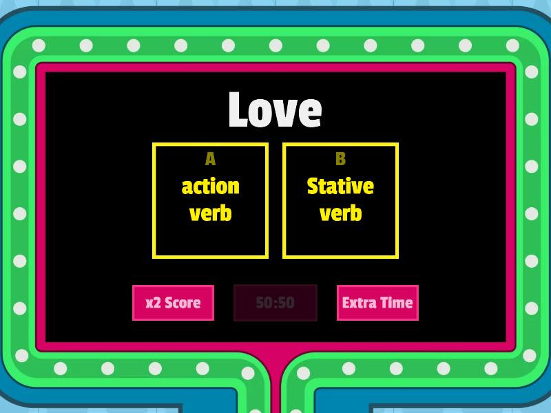 Quiz: Action verb vs stative verbs - Concurso de preguntas