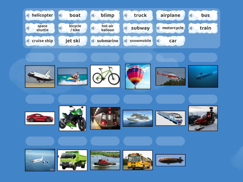 Transportation - Match up