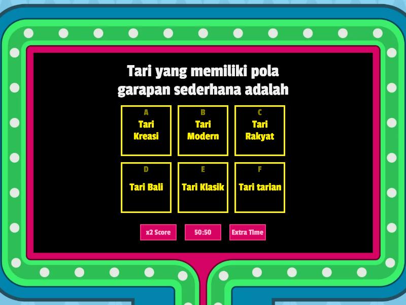 Game Seni Tari - Gameshow quiz
