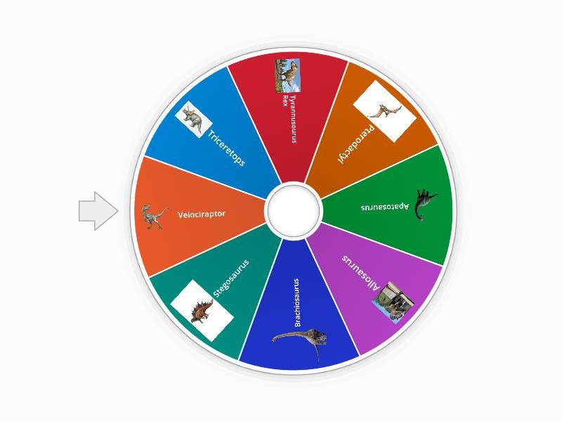 Dinosaurs - Spin the wheel