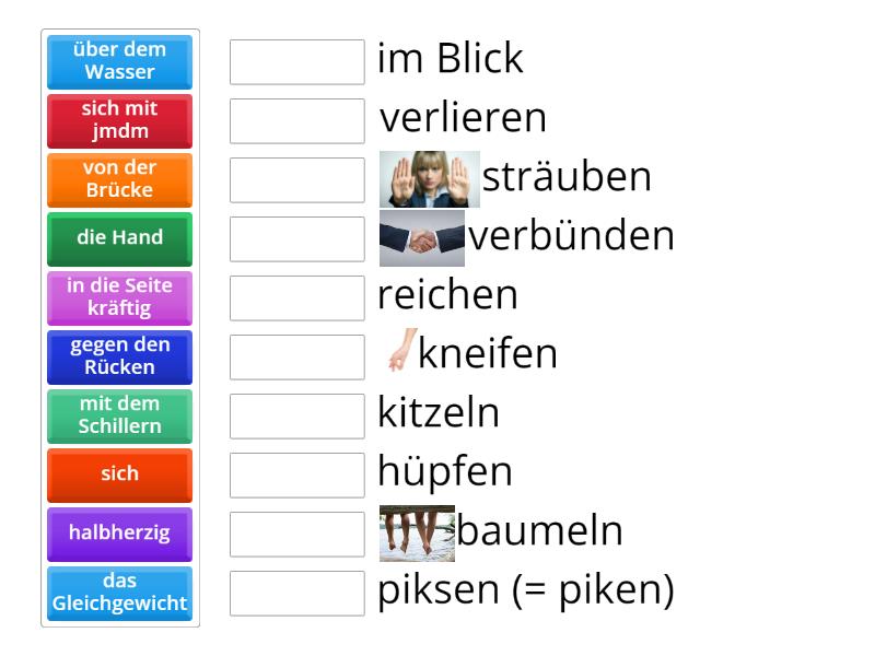 Der Geschmack von Apfelkernen_Wortschatz - Une las parejas