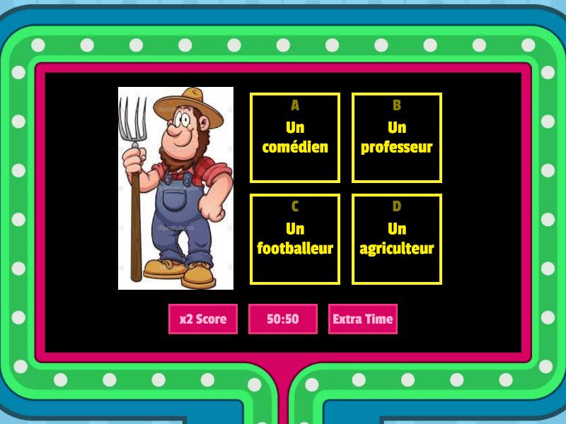 les metiers - Gameshow quiz