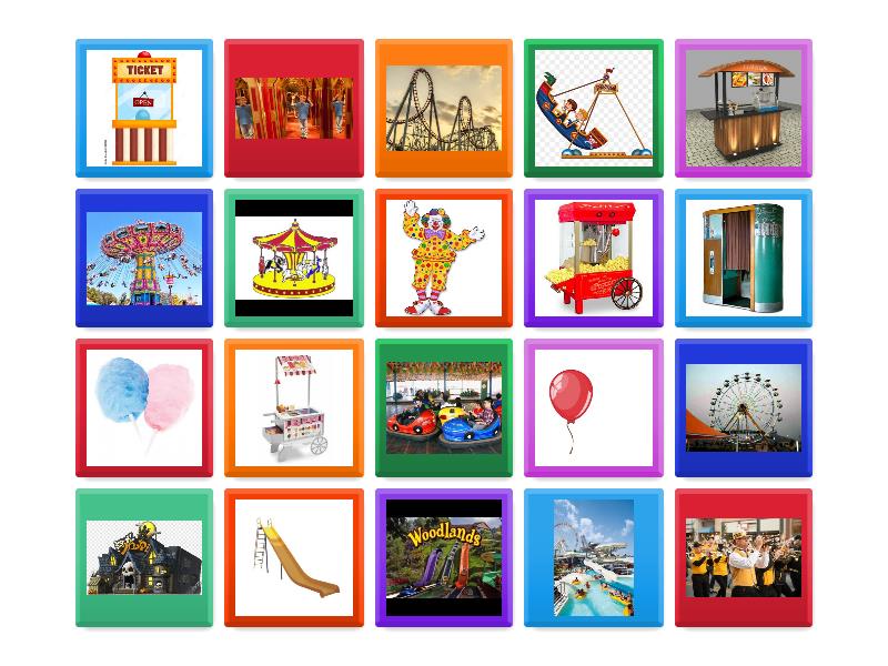 AMUSEMENT PARK - FLIP TILES - Fichas giratorias