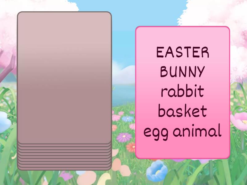 TABOO EASTER - Speaking cards