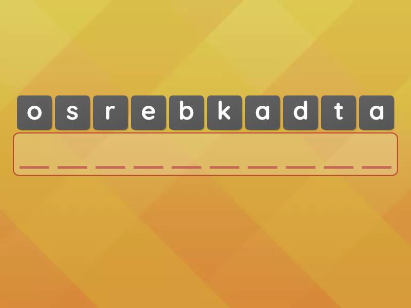 smiles 3 module 7 - Anagram