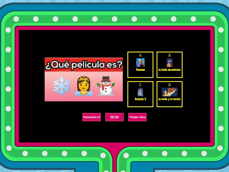 Adivina la pelicula con Emojis - Concurso de preguntas