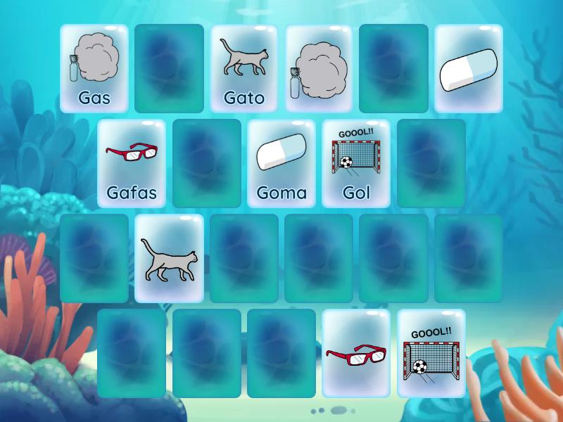 Fonema g - Matching pairs
