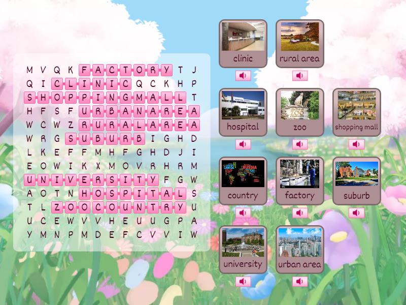 Oxford Discover 3 unit 4-vocab - Wordsearch