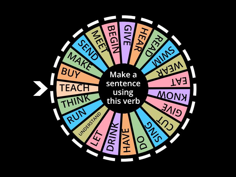 VERBS - Spin the wheel