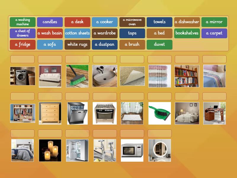 2.2 Household Objects - Une las parejas