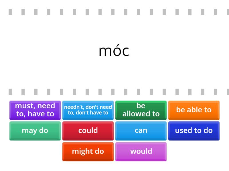 modal verbs translation - Find the match
