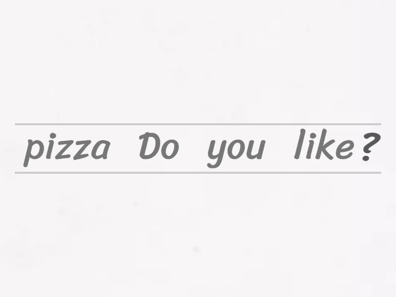 Present Simple Tense | Word Order - Unjumble