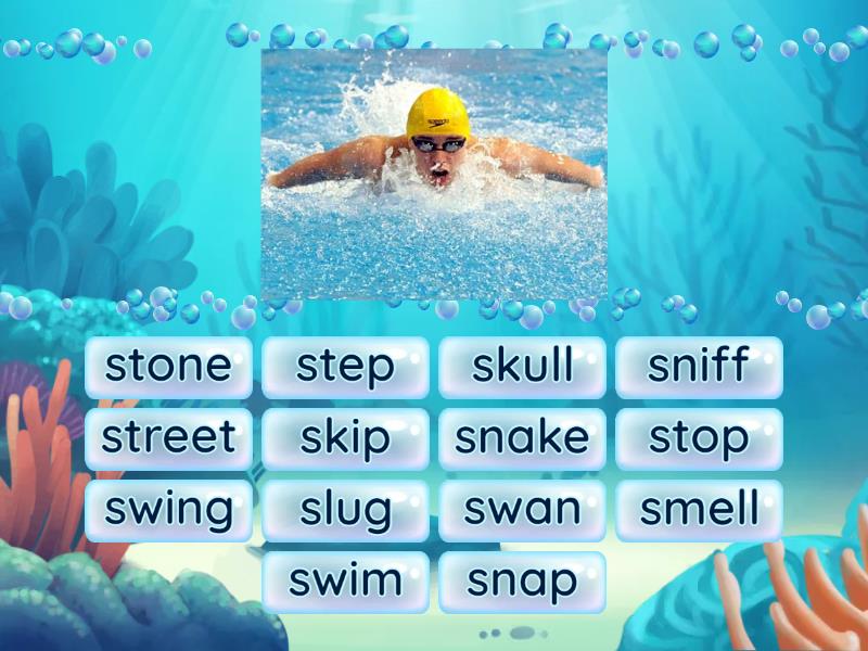 Consonant S Blends Match 2 - Find the match
