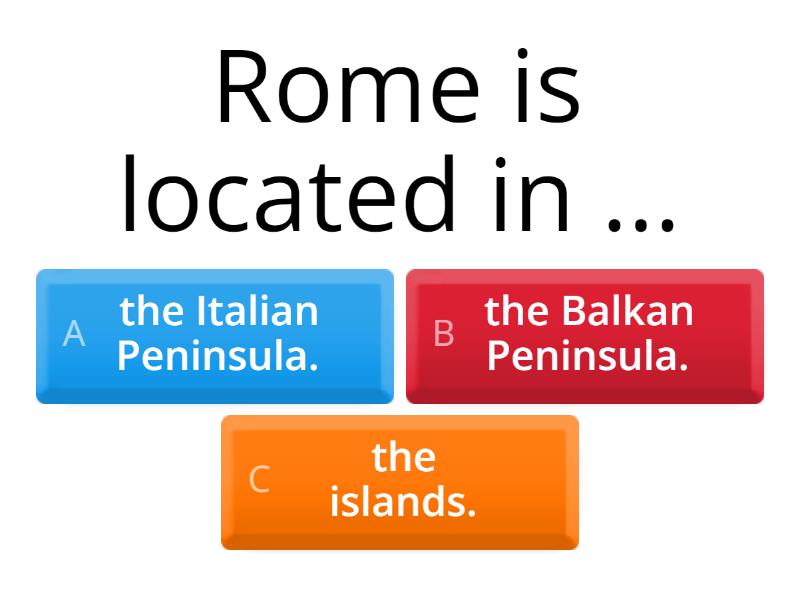 Ancient Rome review - Quiz