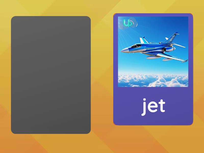 01 Oxford Phonics World 2 Unit 3 et UpEnglish jet, net, wet, pet - Cartas al azar