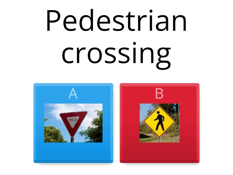 Traffic Signs for kids - Quiz