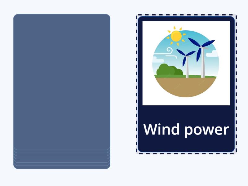 FLASHCARDS RENEWABLE ENERGY - Cartas al azar