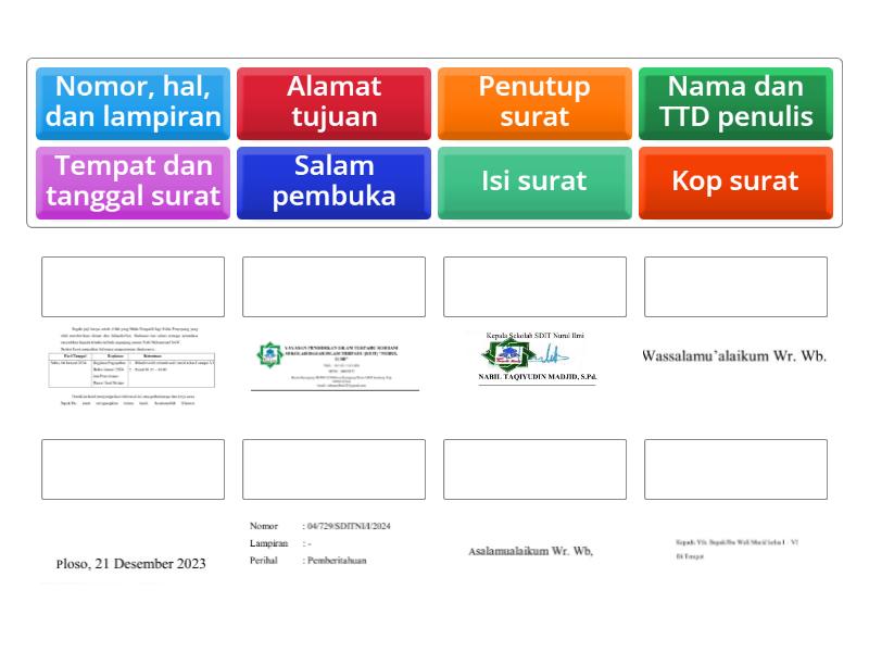 STRUKTUR SURAT RESMI - Match up