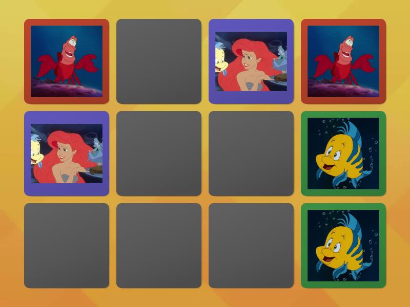 Disney pairs - Matching pairs