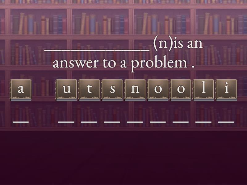 Gateway B1+ Unit 4 Reading definitions Spelling - Anagrama