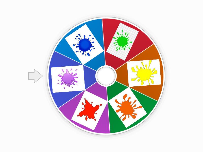 PRIMARY OR SECONDARY COLOUR - Spin the wheel