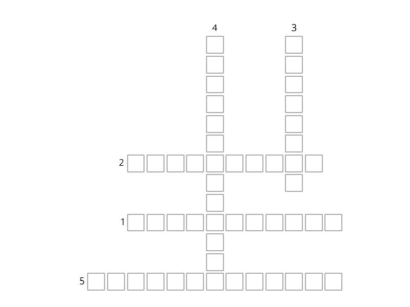 Zein aro da? - Crossword