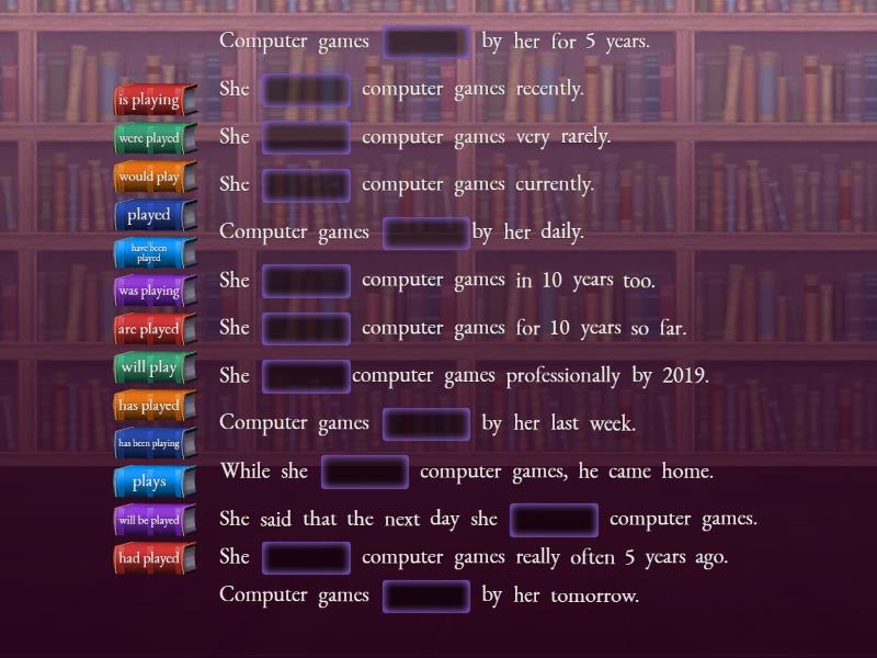 Grammar EGE 2 - Complete the sentence