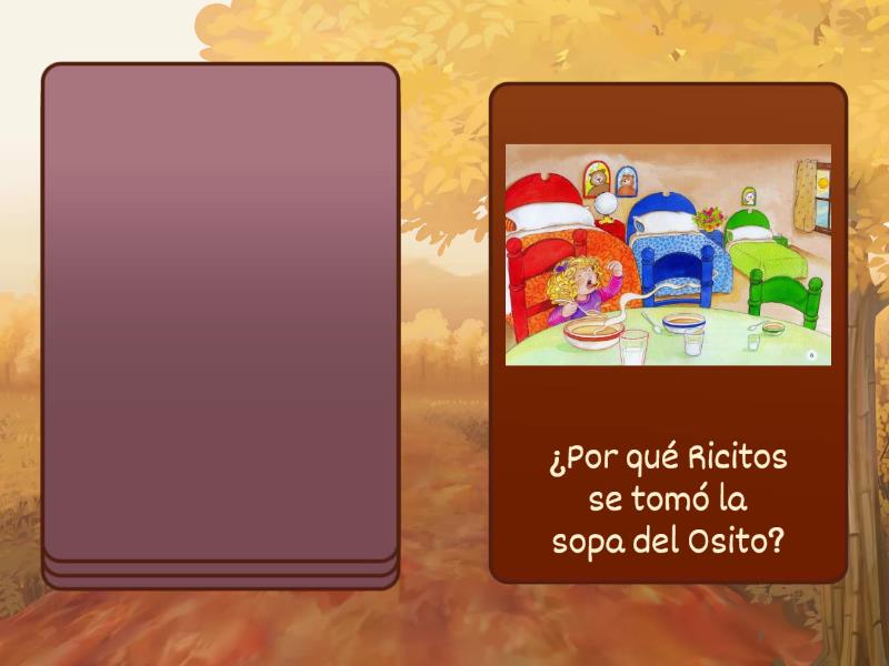 Ricitos de oro - Speaking cards