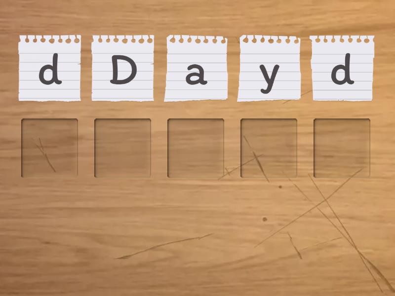 Unit 1: Vocabulary - Anagrama