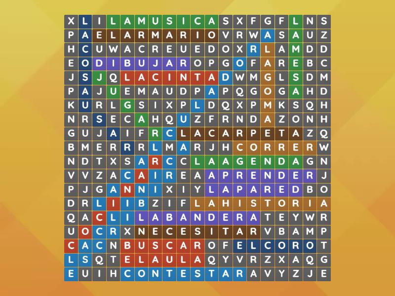 La Escuela - Wordsearch