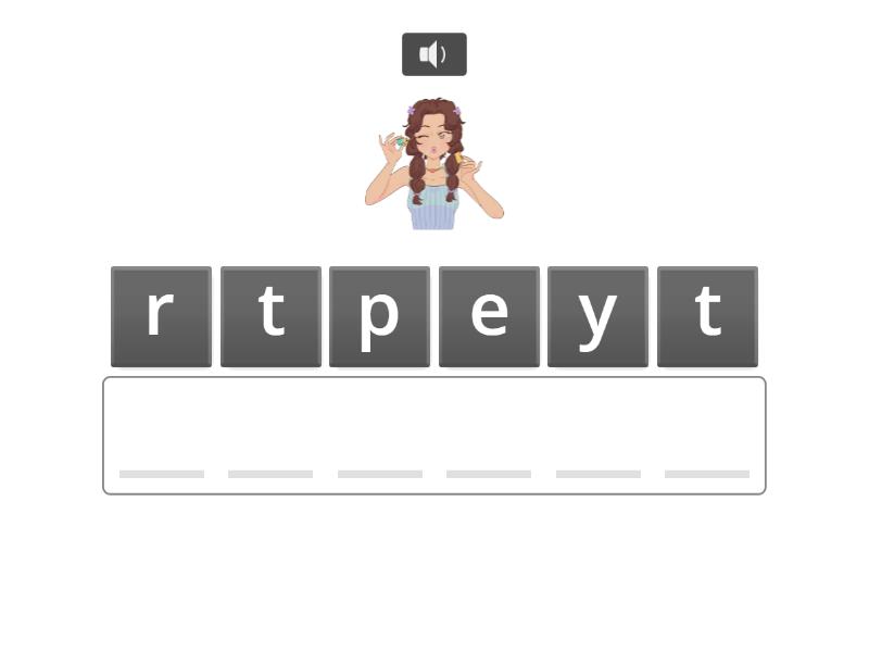 Phonics - Pr sound - Anagram