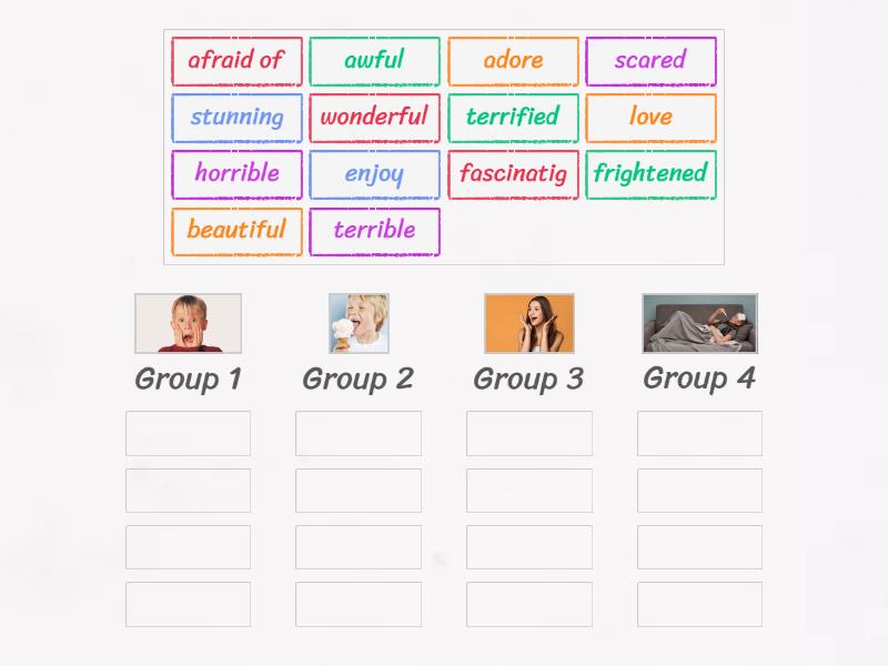 Synonyms - Group sort