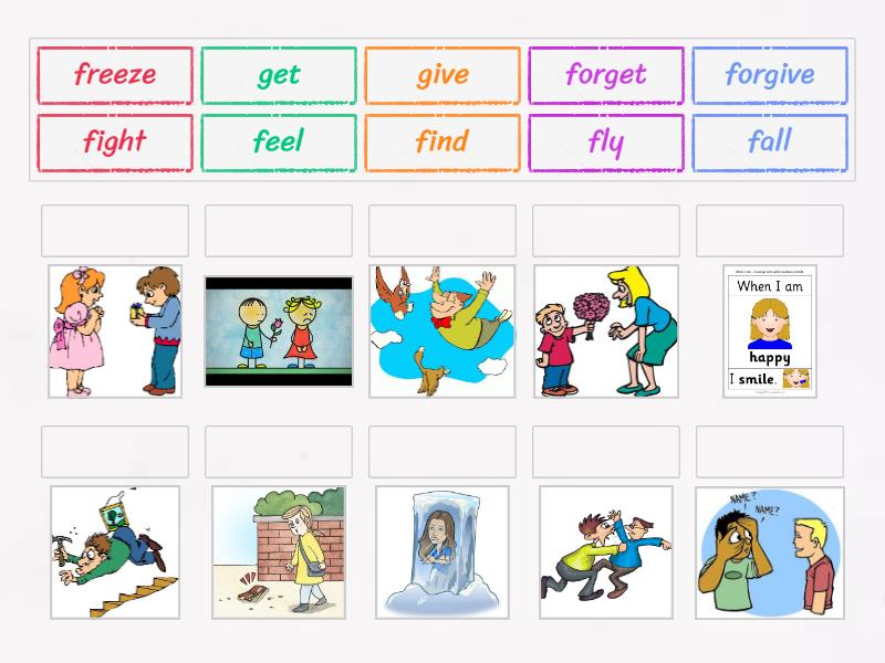 verbs 2 - Match up