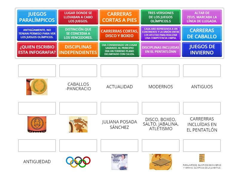 JUEGOS OLÍMPICOS - Match up