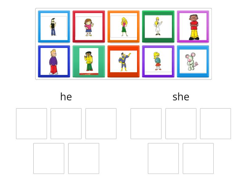 Sorting game - Group sort