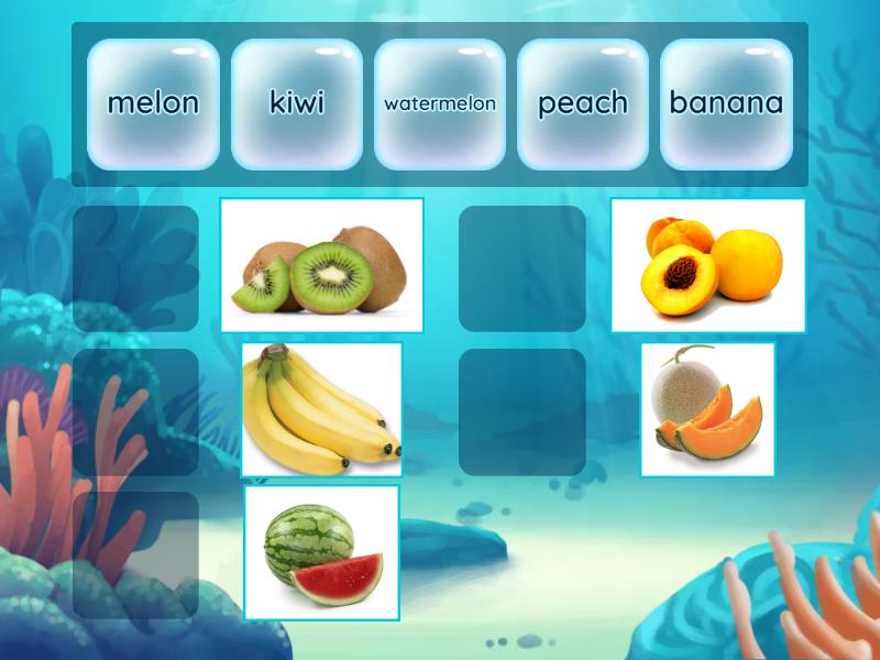 Fruits-Grade 3 - Match up