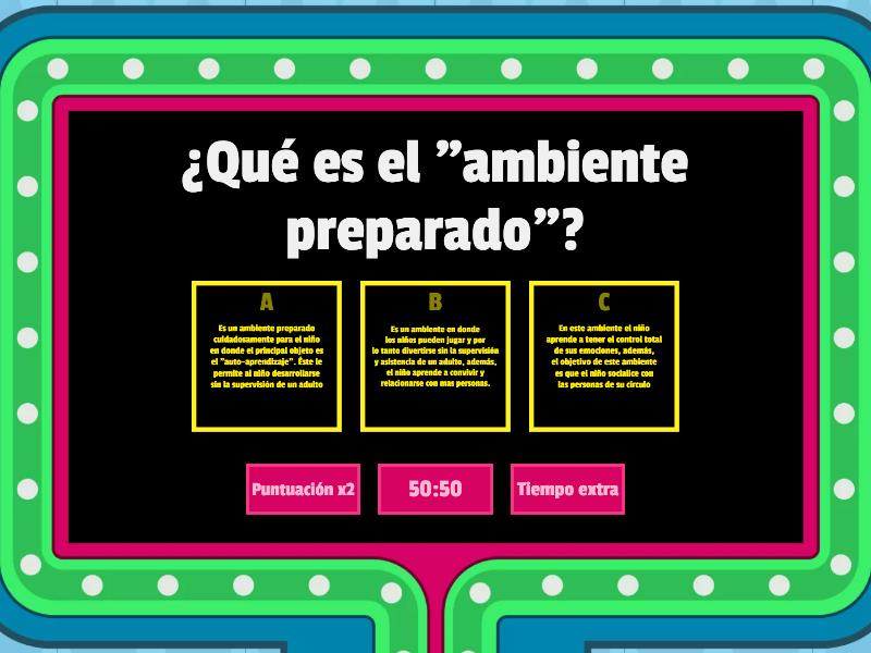 HISTORIA DE LA PEDAGOGIA - Gameshow quiz