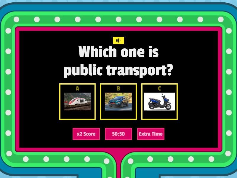 multiple choice - Gameshow quiz