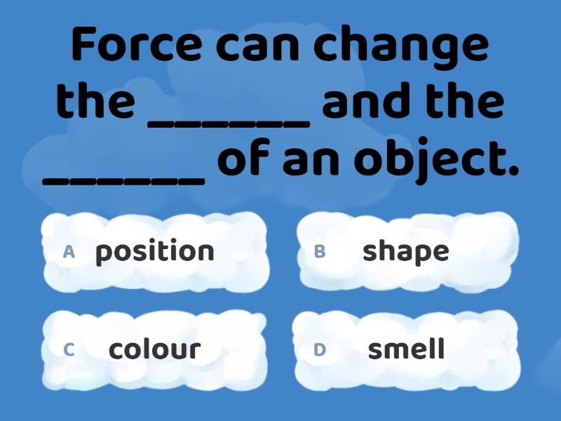 Effects of Force - Quiz