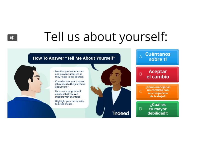 33.- Entrevista de trabajo VOCABULARIO (a) - Quiz