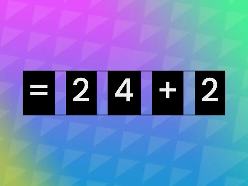 Rearrange basic math equations - Unjumble