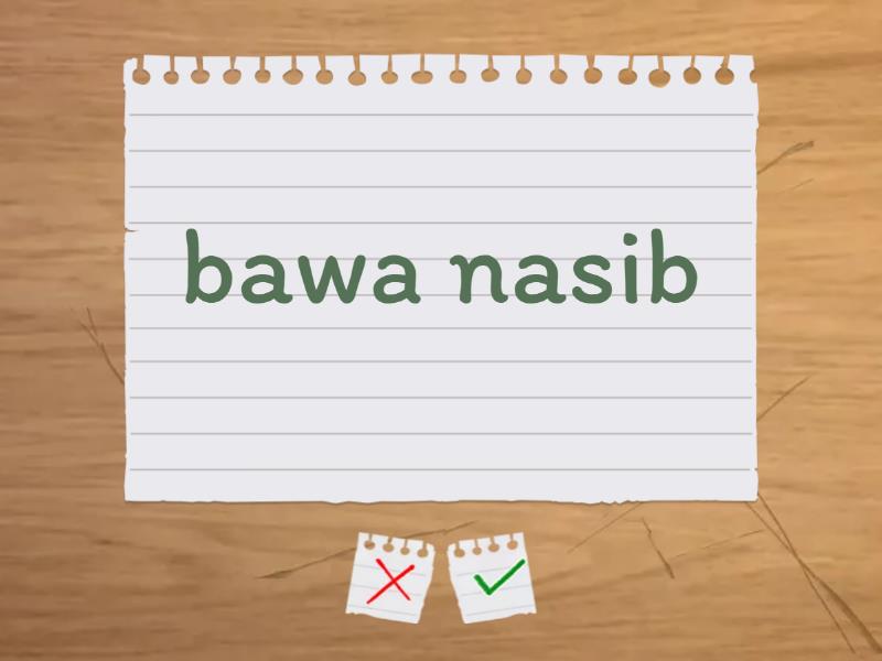 Senarai Peribahasa Primari 3 - 4 [1-10] - Flash cards