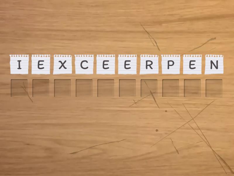 A JOB INTERVIEW- VOCABULARY- - Anagram