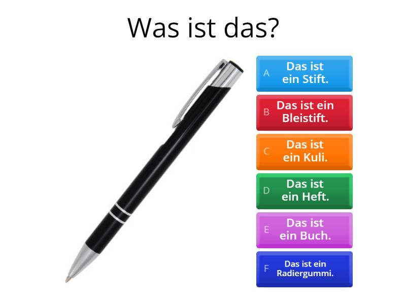 Was ist das? - Quiz
