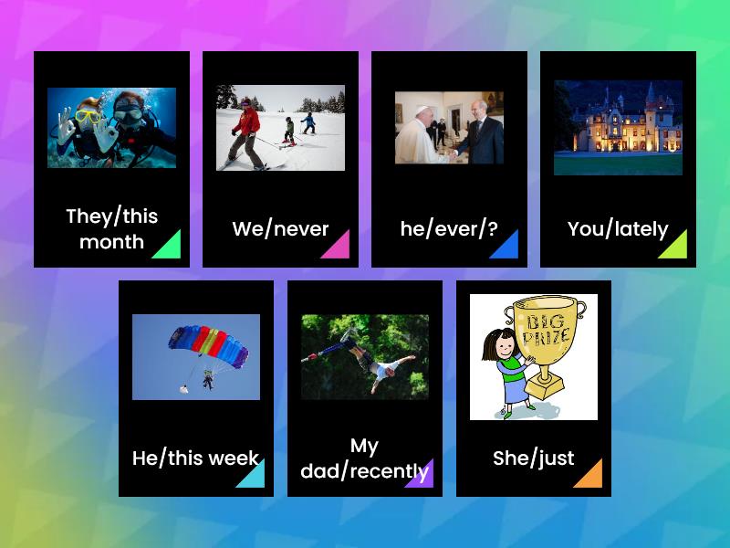 Present perfect sentences_gg4 - Flip tiles