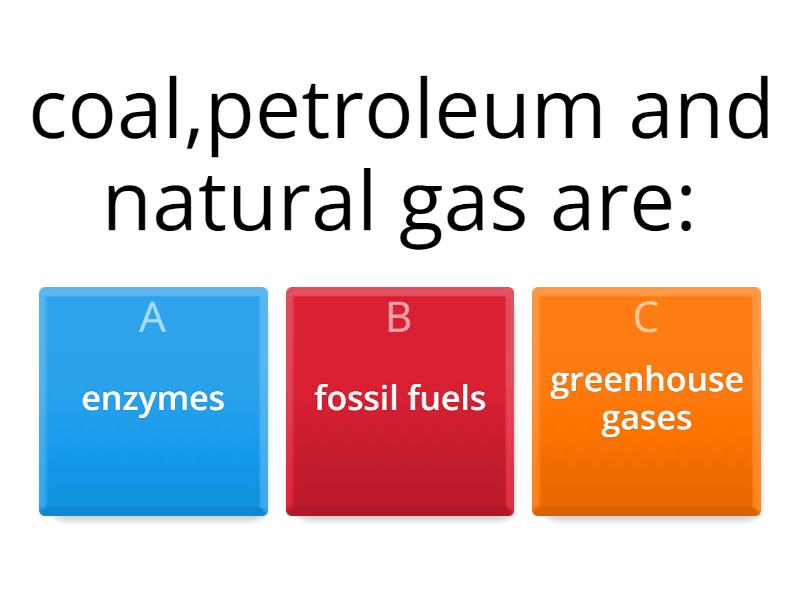 fossil fuels - Quiz