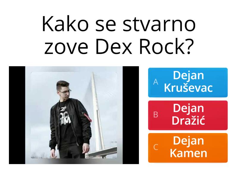 Dex Rock kviz - Quiz