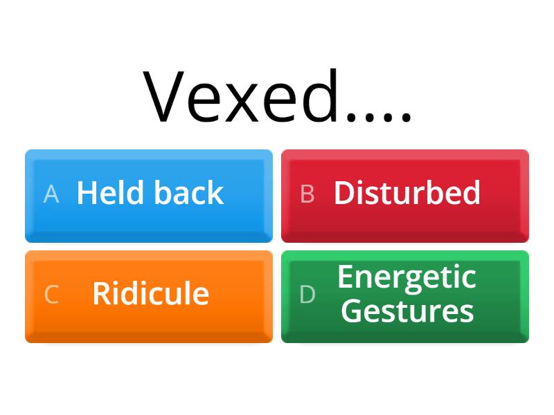 Vocabulary: The Tell Tale Heart - Quiz