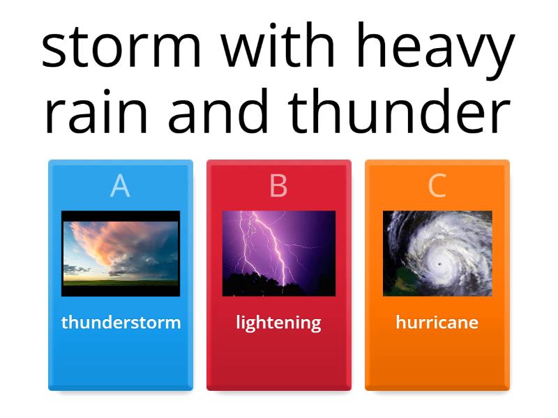 Severe Weather - Quiz