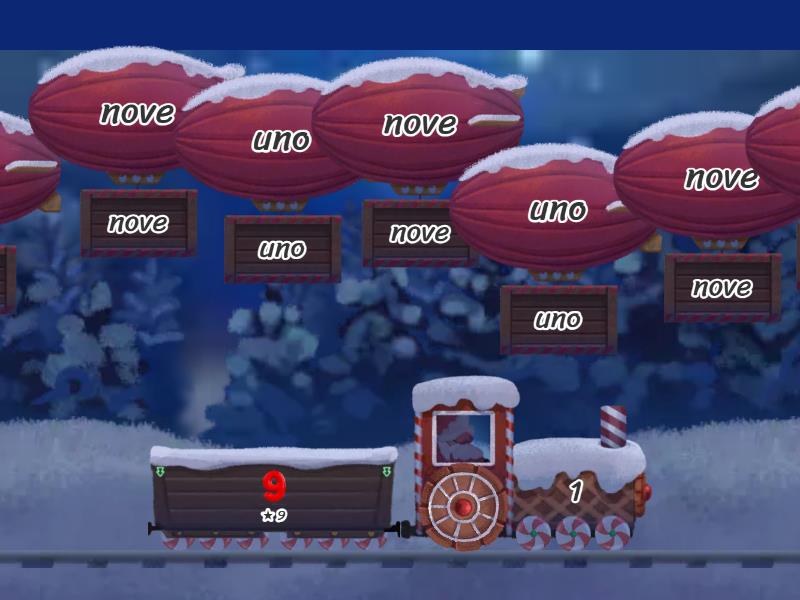 TRAIN GAME ★ HELP SANTA load numbers 1-10 on the train carriages ⭐️ ...